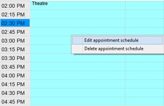 How do I amend or delete an appointment schedule? | Genie Support