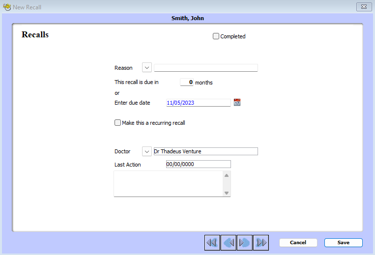 Adding recalls | Genie Support